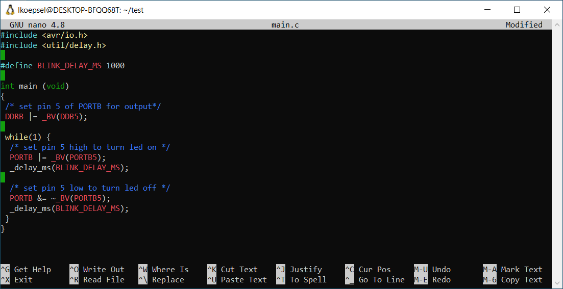 Developing In C For The ATmega328P Linux Setup Welly s